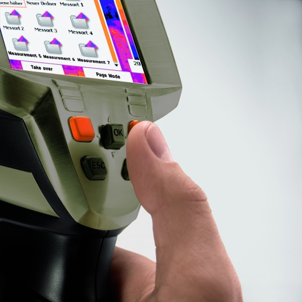 testo 882 näppäimet lämpökamera | Humitec Oy